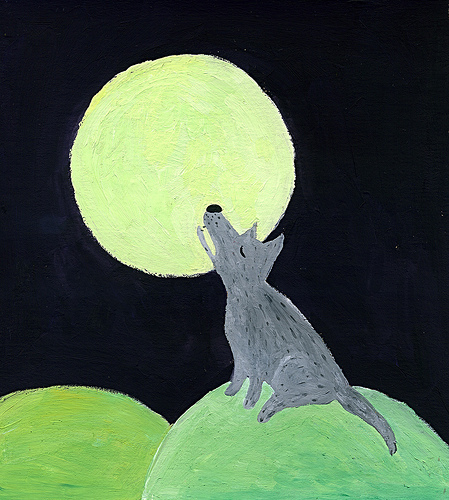 Howlin' at the Moon - a full moon tarot reading | The Little Red Tarot Blog